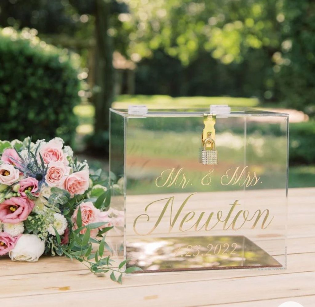 Urne personnalisé transparente - ALITA EVENT